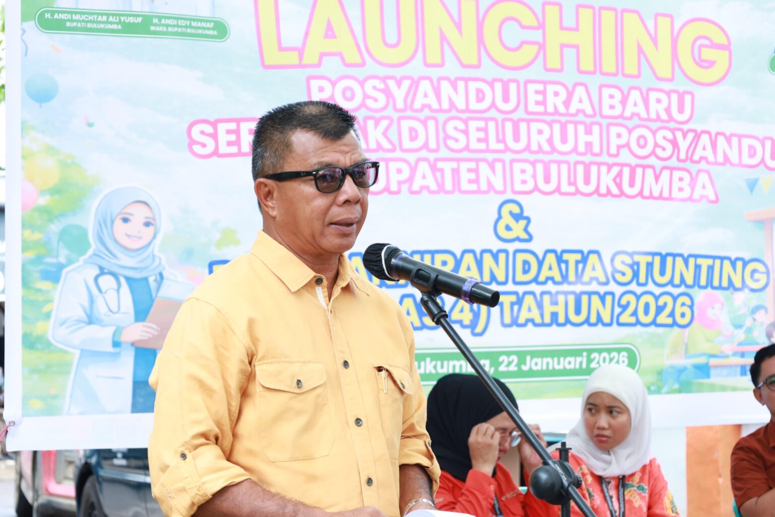 Bupati Andi Utta Launching Posyandu Era Baru - publikasionline.id