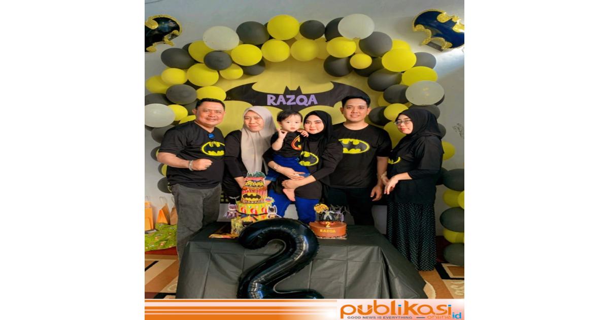 Razqa Si Bocah Lincah, Rayakan Ulang Tahun ke 2 Penuh Kebahagiaan ...